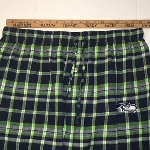 NFL | Pants | Seattle Seahawks Plaid Flannel Nfl Pants Xl | Poshmark